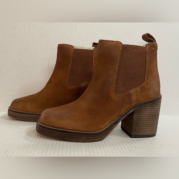 Diba | Shoes | New Diba True Ser Eeta Suede Ankle Chelsea Bootie Cognac ...